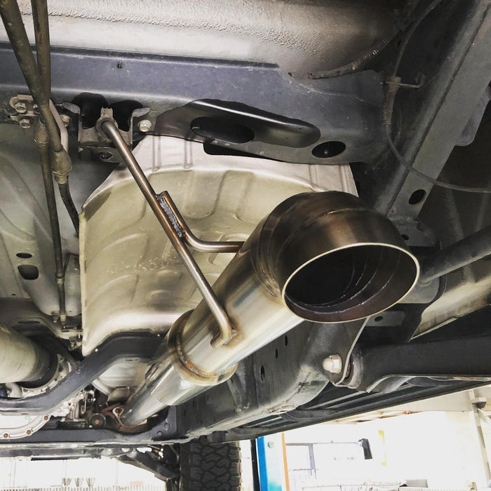 Navara NP300 3.5″ DPF Back Diff Dump Stainless Steel Lobster Tip Exhau